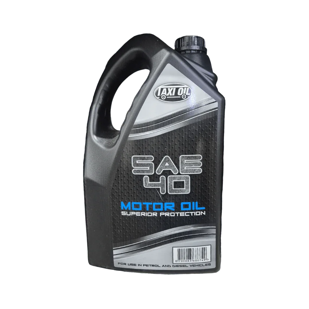 Taxi Oil SAE 40 Motor Oil 5l – SAF Motors